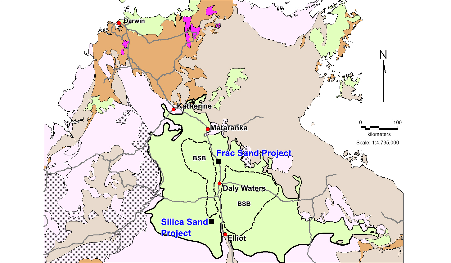 Locations – Top End Sands